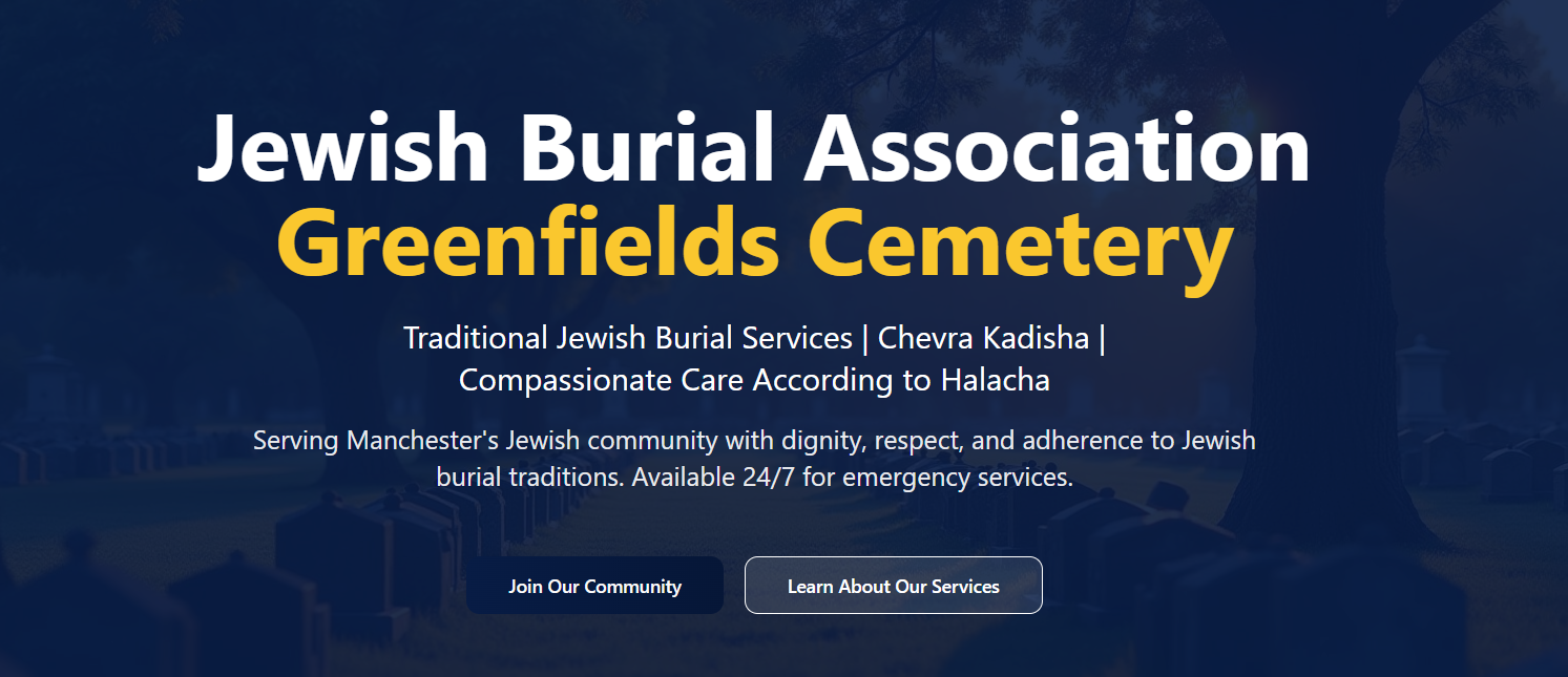 Greenfields Jewish Burial Society — Dignified Jewish Burial in London